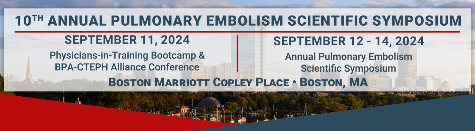 10th Annual Pulmonary Embolism Symposium – The PERT Consortium™